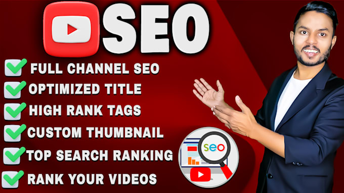 Optimize youtube video seo for top ranking and channel growth manager ...