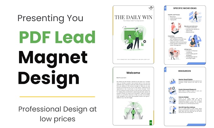 Design pdf lead magnet, guides, workbooks etc by Hamzah_20 | Fiverr