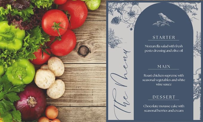 Design professional and modern print menu food menu price list by Ms ...