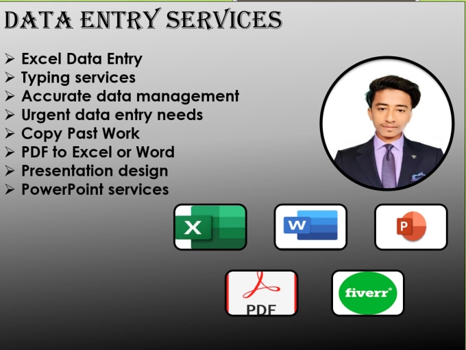 Efficient data entry specialist by Moinuddin02 | Fiverr Efficient data entry specialist by Moinuddin02 | Fiverr