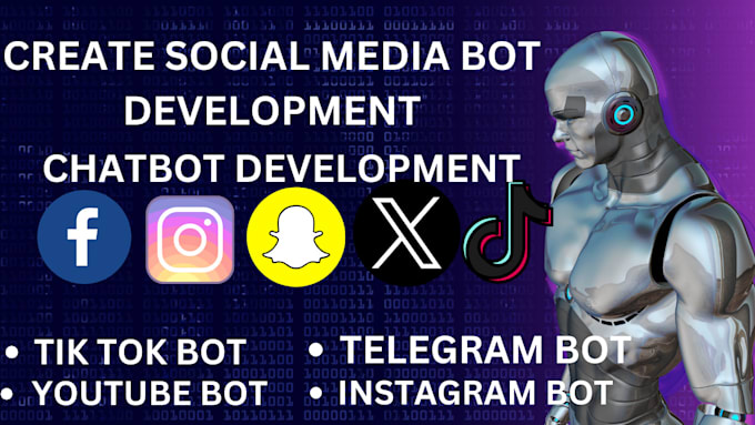 Développer un robot de diffusion en direct tiktok, un robot twitter, un ...