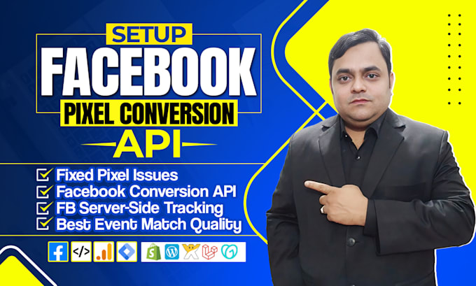 Expert facebook pixel conversion api with server side tracking setup via gtm by Tofayel_ga4 | Fiverr