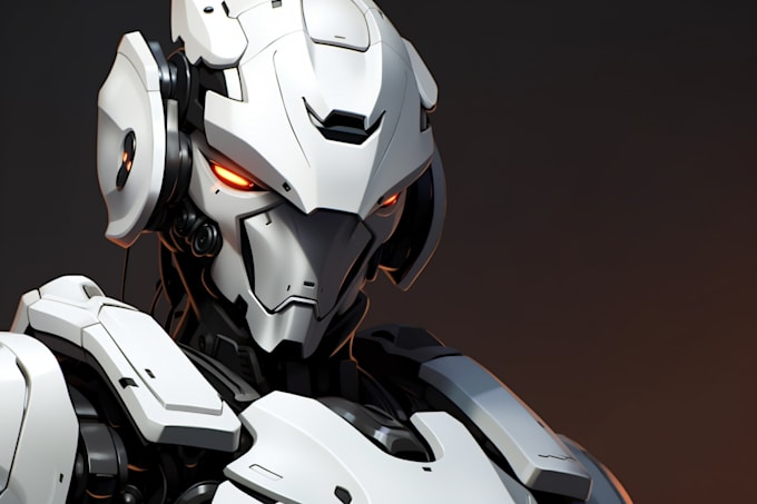 Design an anime style robot character by Crisparke | Fiverr