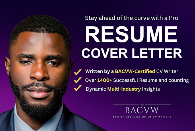 Write an all rounder resume, cv, cover letter and linkedin for any ...
