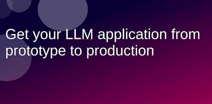 Develop llm application using rag or finetuning method by Raghulkrishn566 | Fiverr