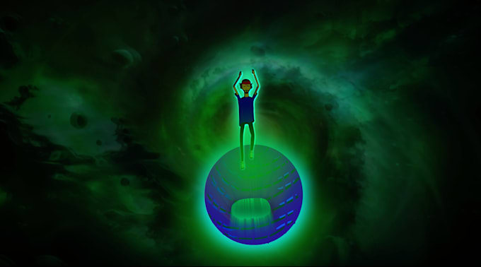 Character logo ambient animation post production sound effects by ...