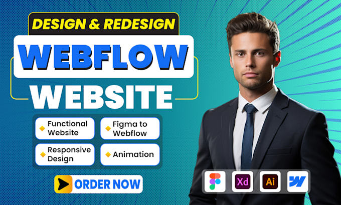 Design webflow website, webflow animation, and expert webflow developer by Badhon95 | Fiverr