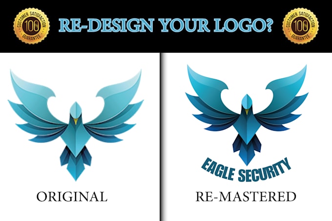 Redesign, vectorize or recolor your logo by Ahmedsanto | Fiverr