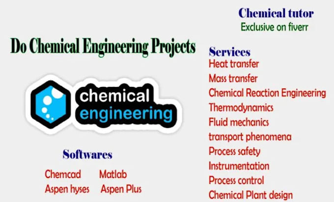 Do chemical engineering projects by Attiq_process | Fiverr