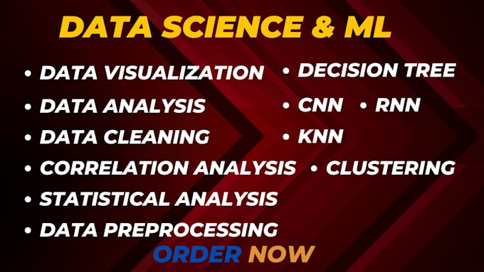 Do machine learning, data science and nlp work by Bilal_02246 | Fiverr