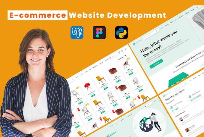 Develop custom shopping website for your ecommerce business by Bilal45 | Fiverr