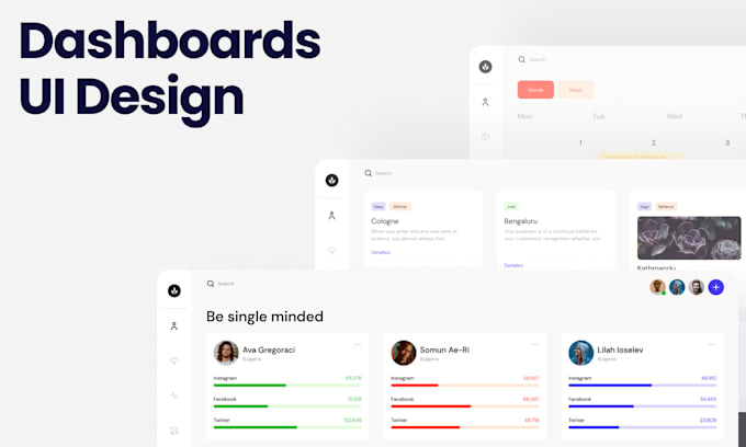 Design a figma website ui , dashboard ui , landing page by Jameelahmed268 | Fiverr