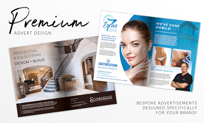 Design a professional magazine advert for print or digital magazines by ...
