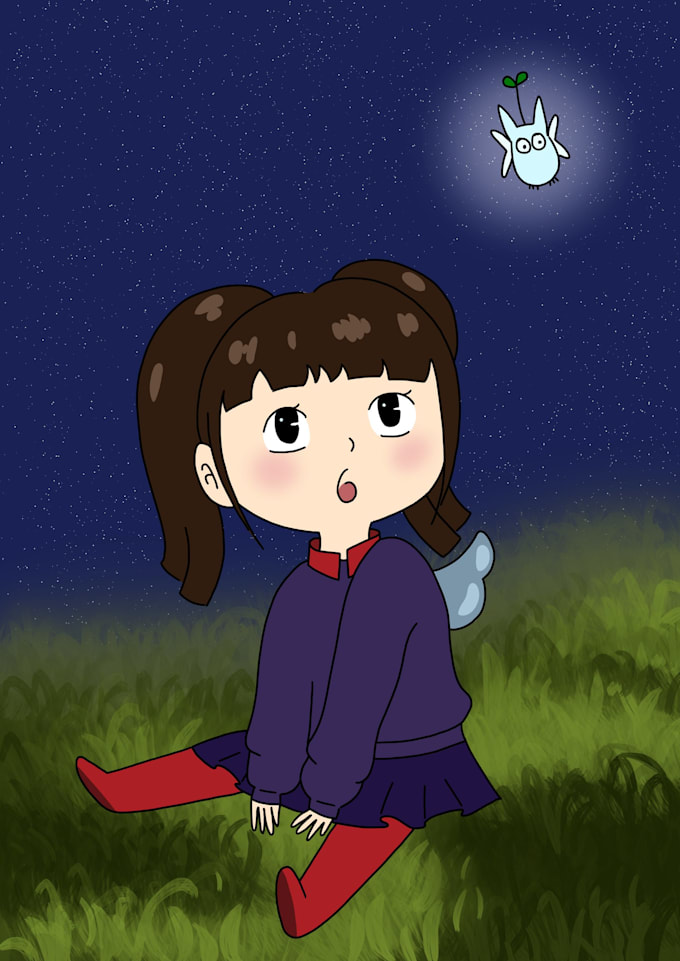 Draw a custom anime or chibi character by Sora_drawing | Fiverr