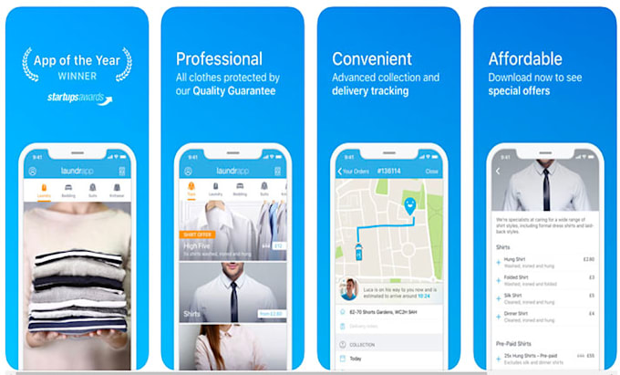 Create a mobile laundry app by Michel_saint | Fiverr
