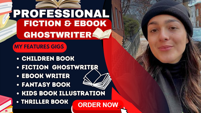 Be your fiction ghostwriter romance ghostwriter children ebook writer ...
