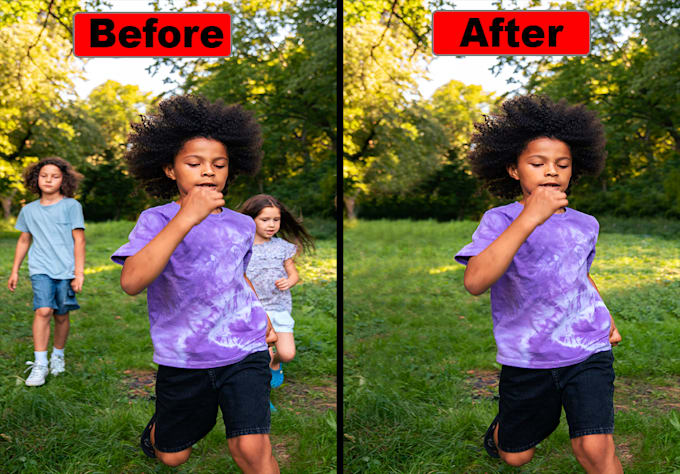 Add, remove person or object from photo and extend background by ...