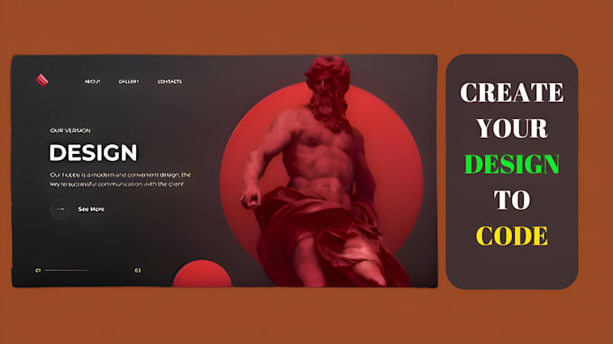 Make Design To Code Pro Html Css Js Fully Responsive By Mehedii2003 Fiverr