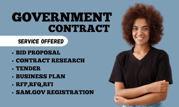 Prepare government contract winning bid proposal for rfp,rfq,rfi and ...