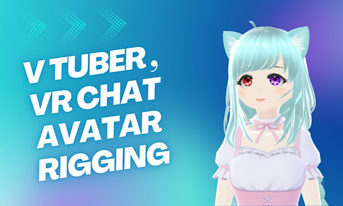 3d character modeling rig 3d vtuber model vrm anime 3d modeling vrchat ...