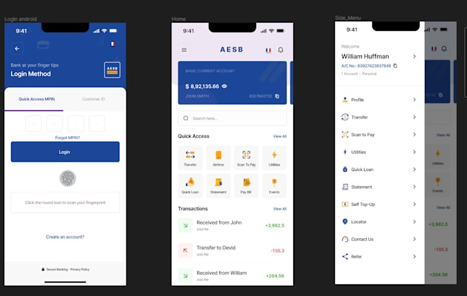 Develop digital payment wallet app, e wallet app, neobank app, loan app ...