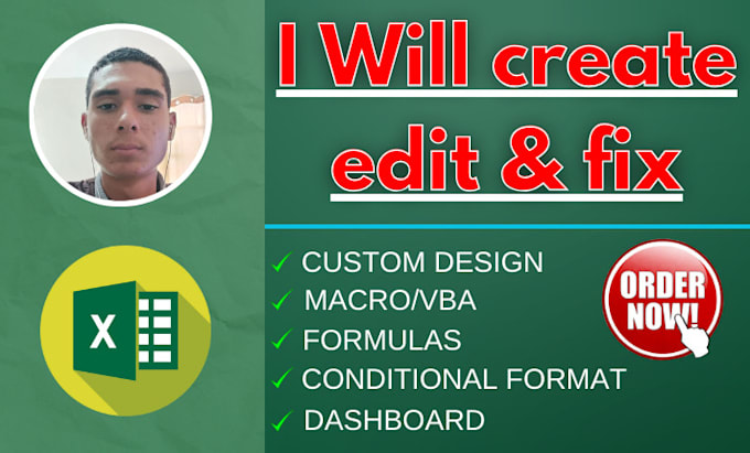 Create a custom spreadsheet with formulas, templates and dashboard by ...