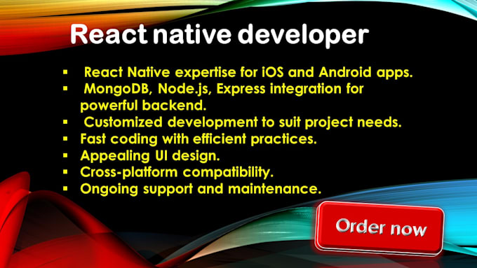 Develop Mobile Apps Using React Native Nodejs And Expressjs By Omerfaarooq Fiverr 