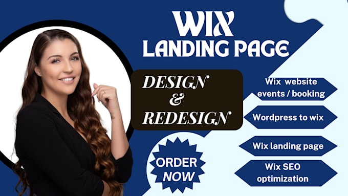 Design wix website and redesign, godaddy wix landing page, seo wix blog by Fave_08 | Fiverr