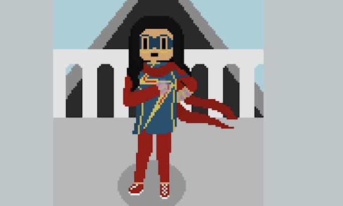 Create pixel art character animation,8 bits,16 bits,32 bits,loofi loop ...