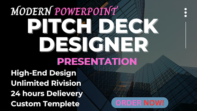 Design a powerpoint presentation, pitch deck, google slides by Julia_george21 | Fiverr