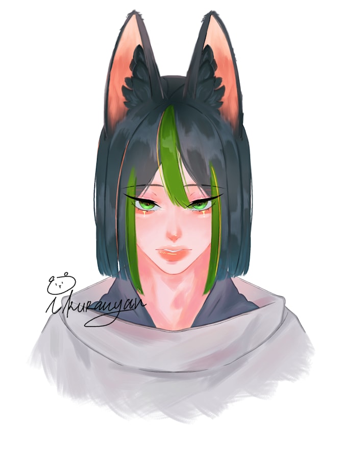 Draw you semi realistic art by Teddykim8010 | Fiverr