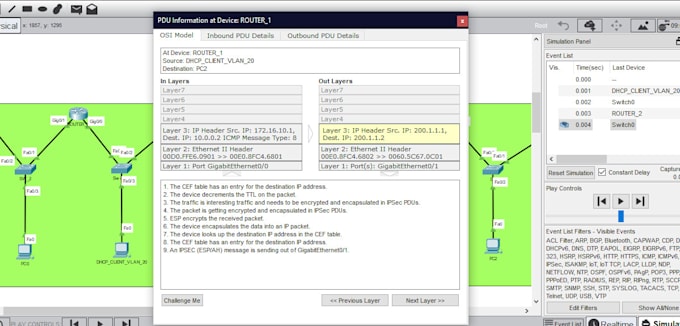 Do complex network design and configurations in cisco packet tracer by Ilegieunojustus | Fiverr