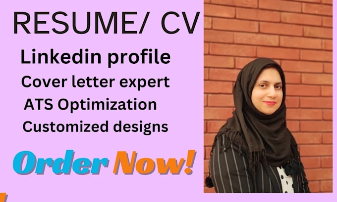 Create your cv, resume, cover letter and linkedin profile by Sadia_wasib | Fiverr