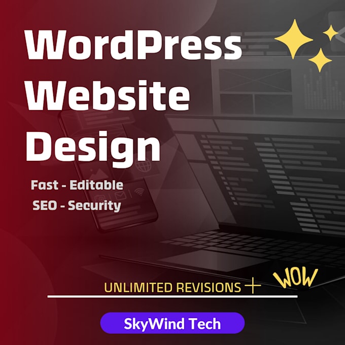 Create wordpress website design and development or redesign website by Skywindtech | Fiverr