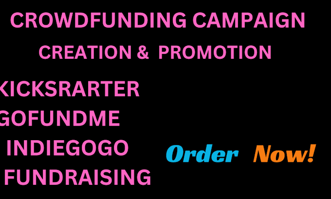 Boost gofundme promotion and kickstarter indiegogo to backer list by ...