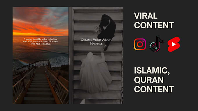 Create viral islamic, quran reels, shorts and tiktoks by Ubais_ | Fiverr