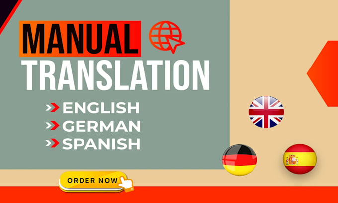 Translate into english to german ,spanish by Hassan12324 | Fiverr