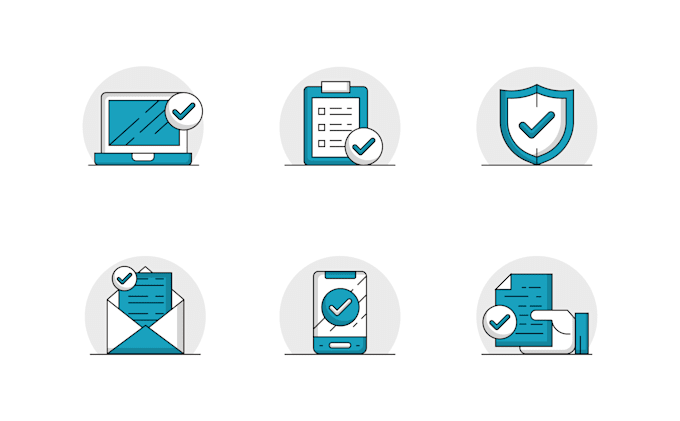 Design custom trendy icons for you by Abdulmajid372 | Fiverr