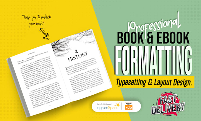 Book ebook paperback formatting and typesetting by Saima_sadique | Fiverr