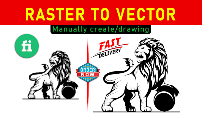 Redraw logo to vector, modify, change, fix, recreate, rebuild redo remake resize by Vector ...
