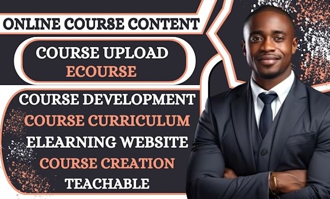 Create online course content, course curriculum, course creation on ...