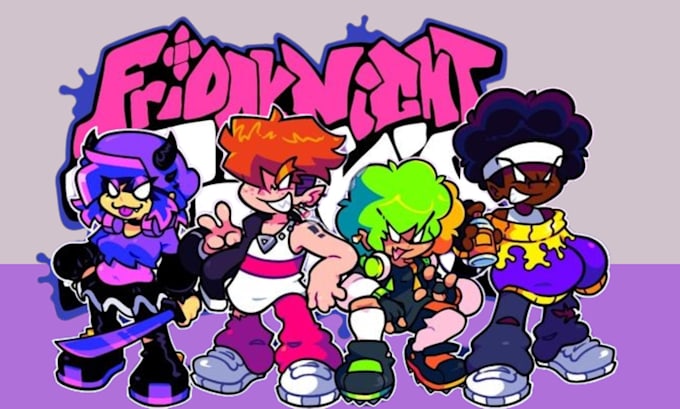 Fnf character sprite, fnf background, fnf logo, sprite sheet animation ...