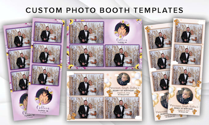 Design a custom photo booth template by Denise_isabelo | Fiverr