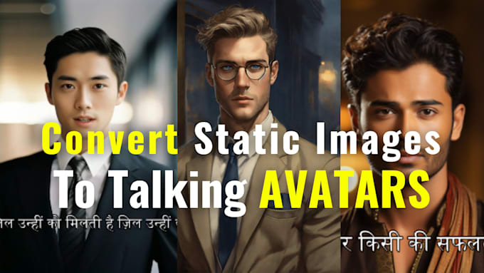 Create high quality animated talking avatars from images by ...