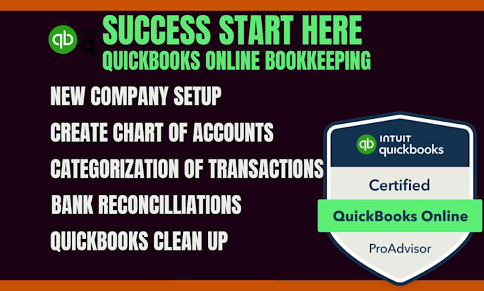 Do expert quickbooks online bookkeeping, quickbooks cleanup and catch ...