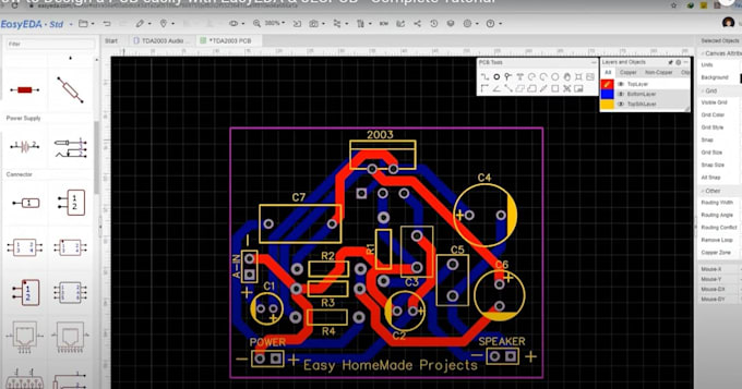 Do schematic and pcb design with easy eda, altium by Mike_taabu | Fiverr