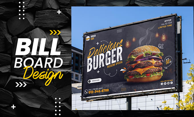 Create outstanding billboard design by Graphic_stromx | Fiverr