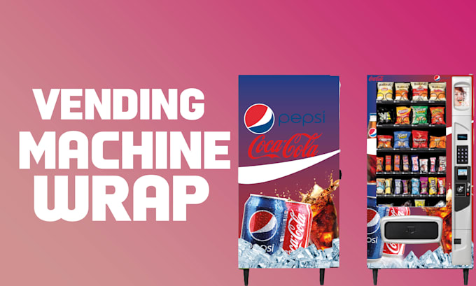 Design professional vip atm machine and vending machine wrap by ...
