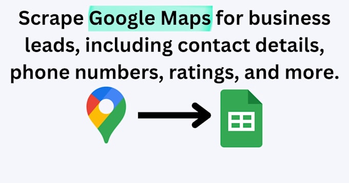 Make software to scrape google maps by Janardannn | Fiverr