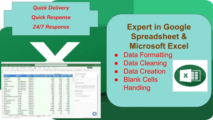 Clean excel spread sheets and i can source best suppliers for your ...